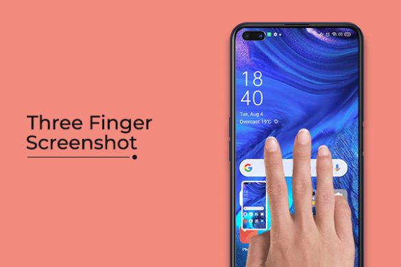 How do you take a screenshot on an Oppo smartphone?
